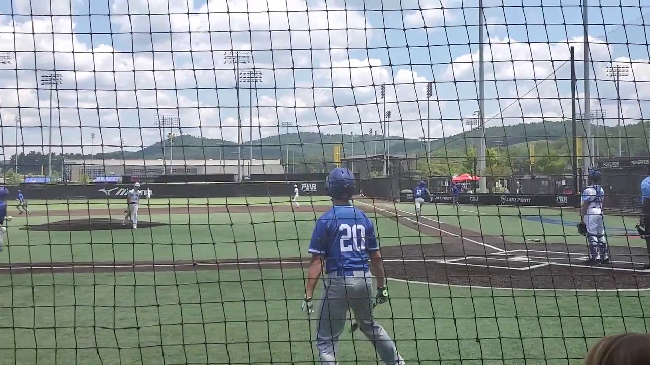 Devin wassmann class of 2024 long grand slam at lakepoint Georgia - YouTube