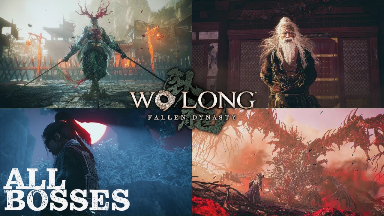 Wo Long - All Bosses (4K60FPS) - YouTube