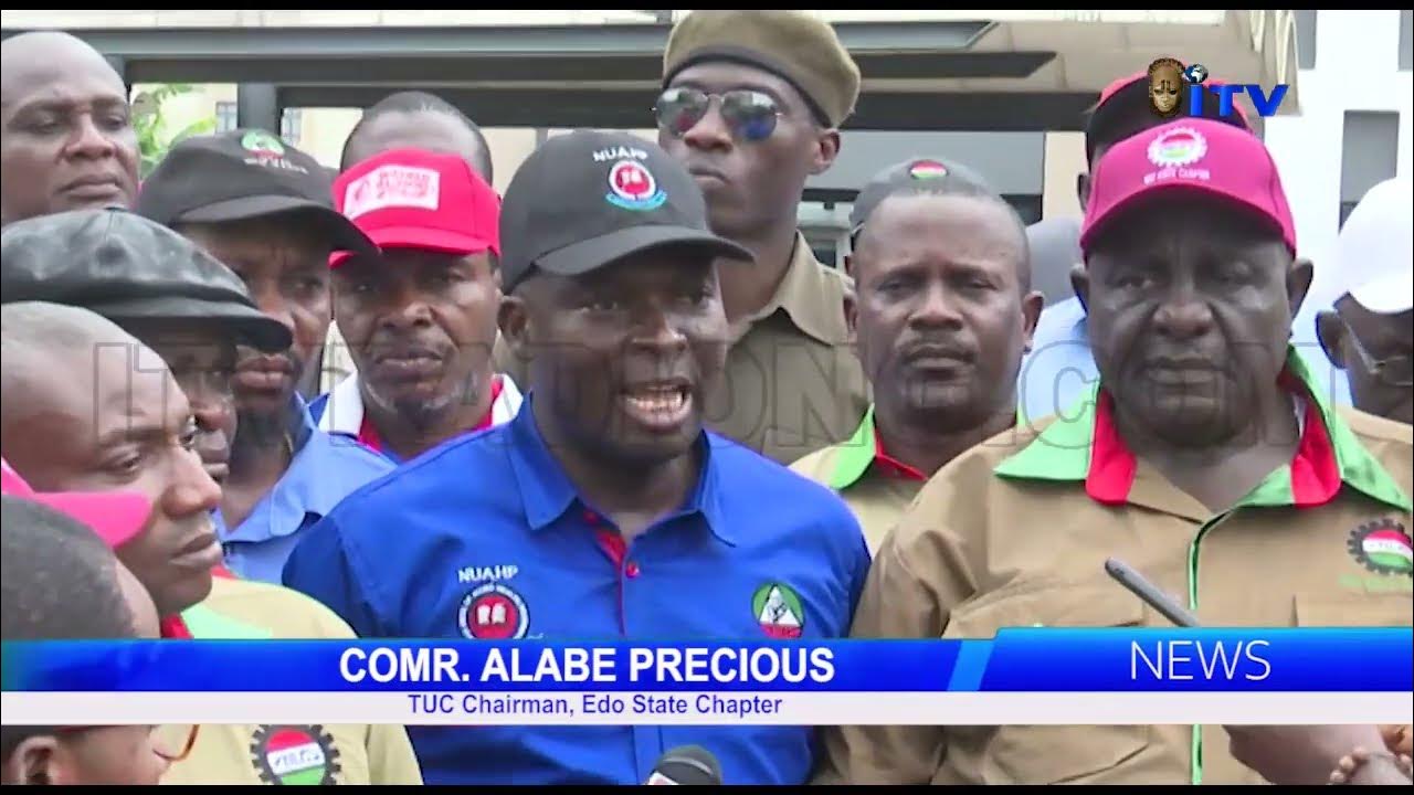 Nlc And Tuc Implement Strike In Benin City Youtube