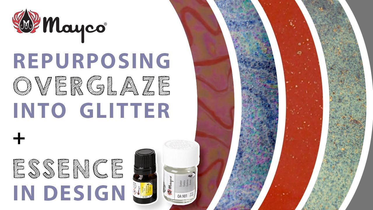 Repurposing Overglaze into Glitter + Essence in Design - YouTube