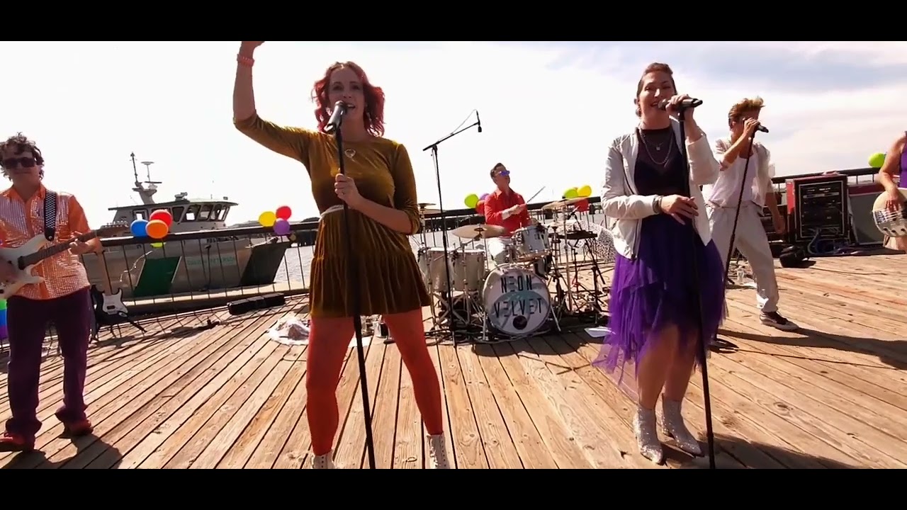 Dancing Queen - Neon Velvet- Rock The Dock at Seaport Redwood City 6-17 ...