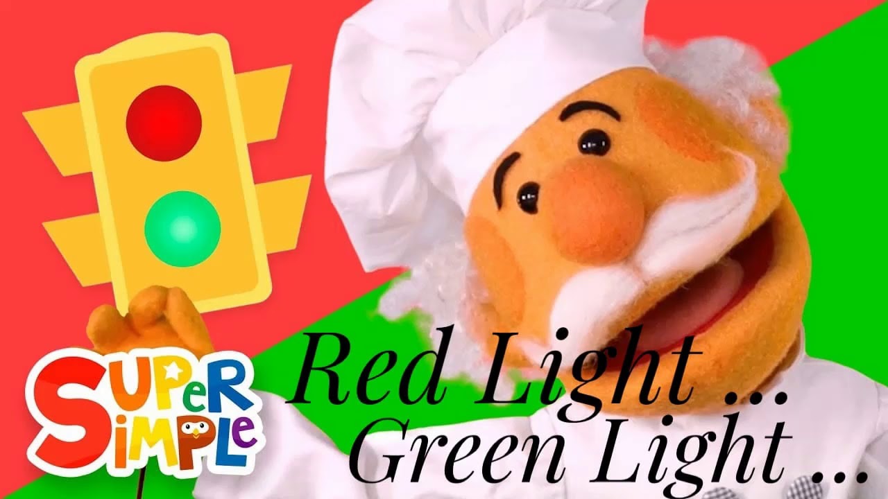 Red Light, Green Light | Nursery Rhymes | Kids Songs | Super Simple ...