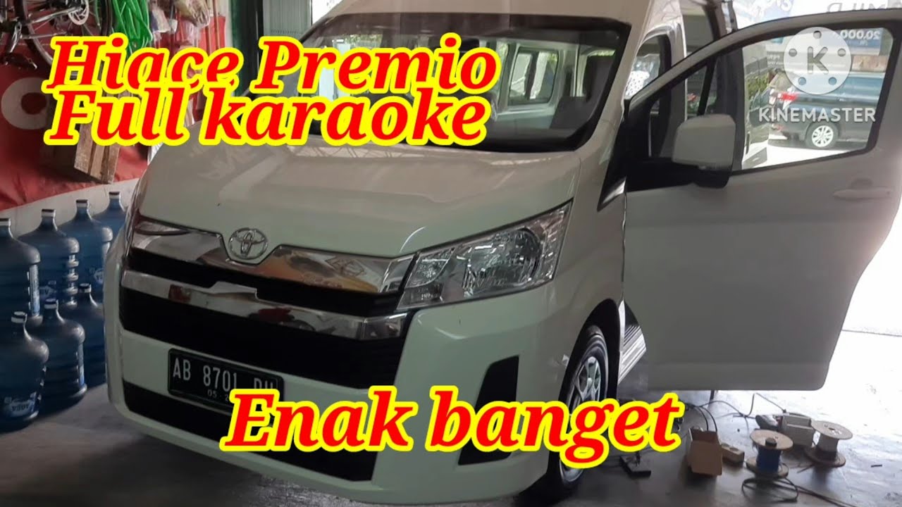 Hiace premio upgrade audio full karaoke enak banget, audio mobil jogja ...