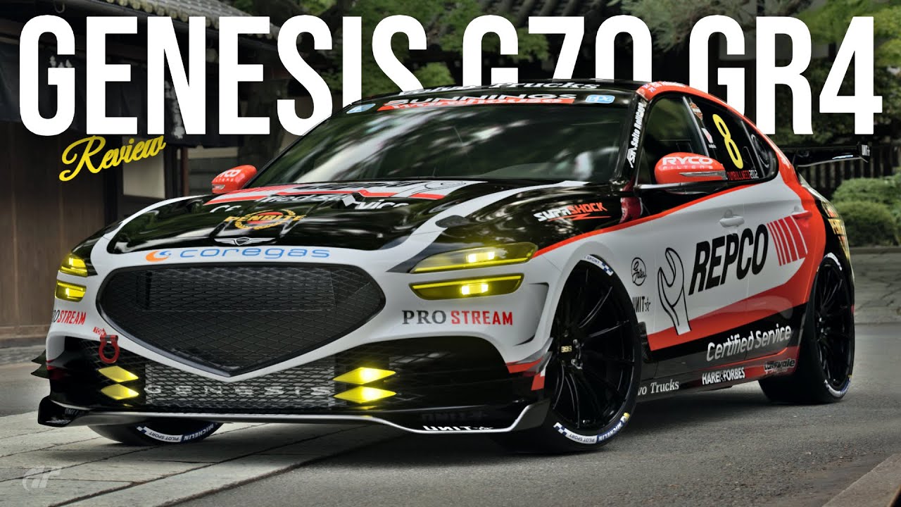 GT7 | Genesis G70 Gr4 Race Car | Gran Turismo 7 Car Review - YouTube