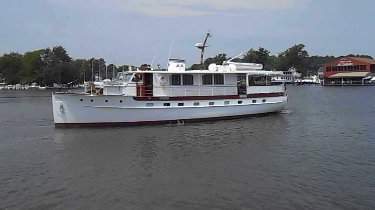 Washingtonian 62' Mathis Trumpy Classic 1939 Yacht in St Michaels Md ...