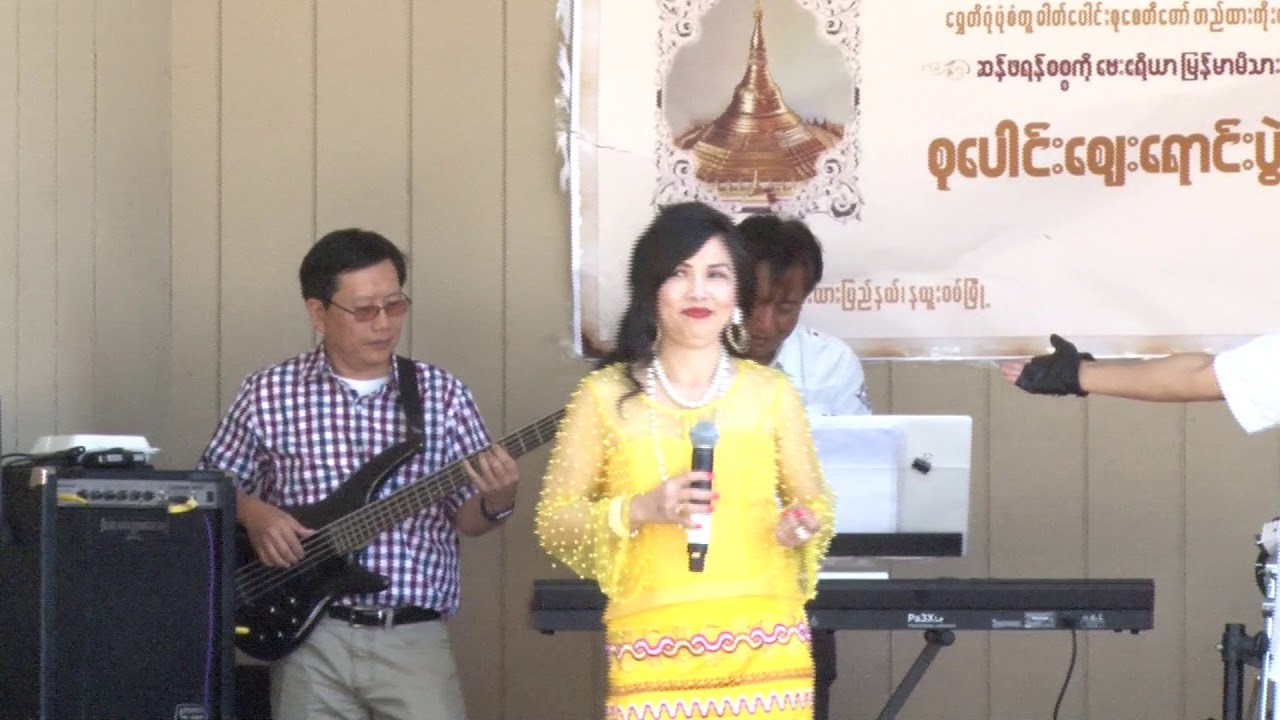 Zayanda & Hla Hla Win ar singing with Dr. Martin Band - YouTube