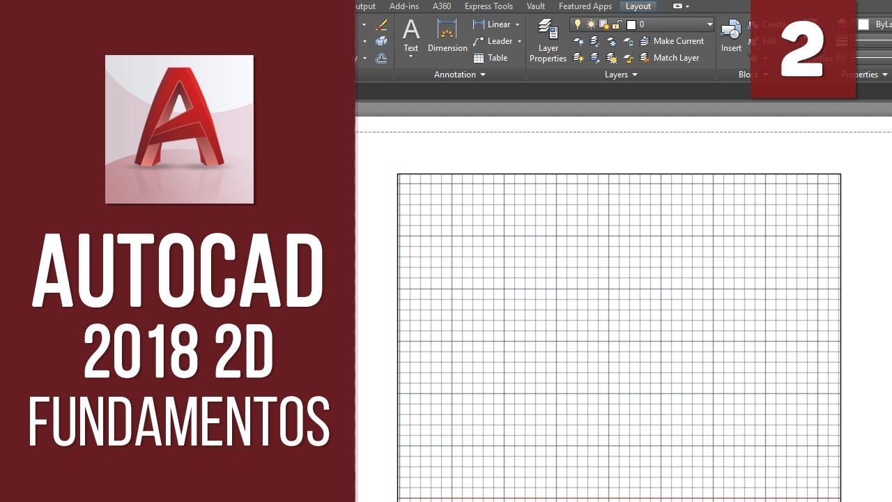 Interface e Ambientes de Trabalho | AutoCAD 2018 2D Fundamentos - YouTube