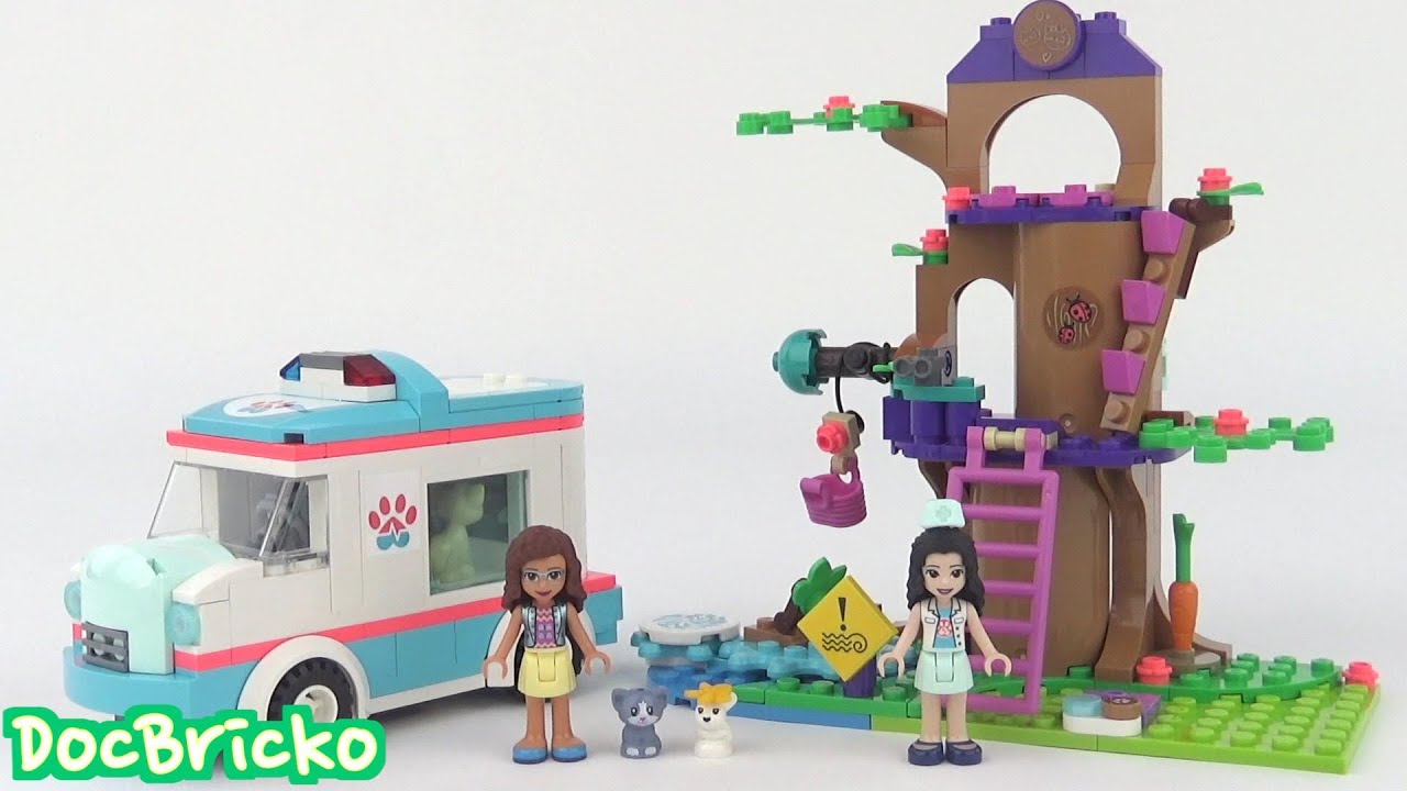 LEGO Friends Vet Clinic Ambulance 41445 - YouTube
