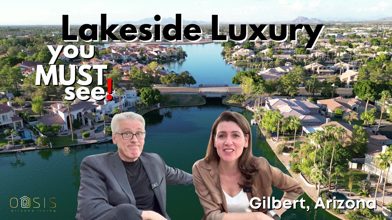 LAKE LUXURY - A Must-See!! Val Vista Lakes in Gilbert, Arizona - YouTube