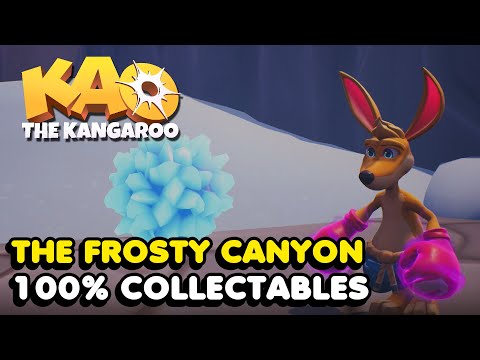 Kao The Kangaroo - The Frosty Canyon 100% Walkthrough (All Collectable Locations)