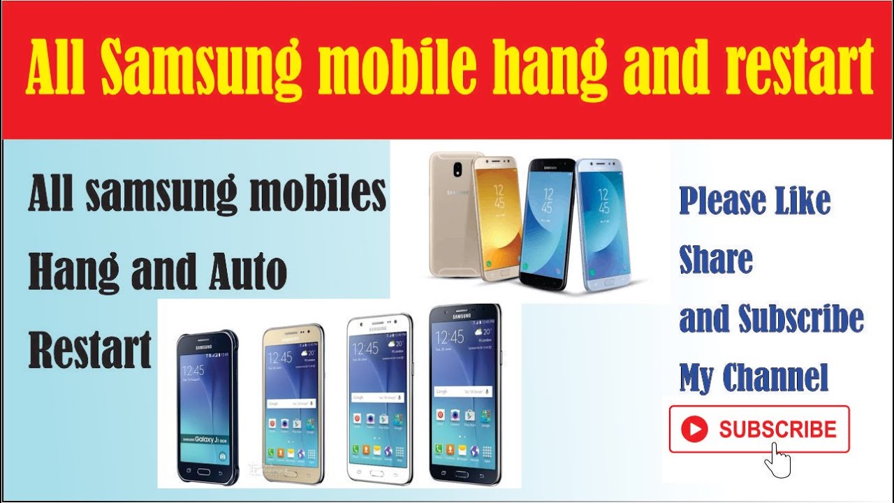 All Samsung mobile hang and restart Problem Solve 2020 - YouTube