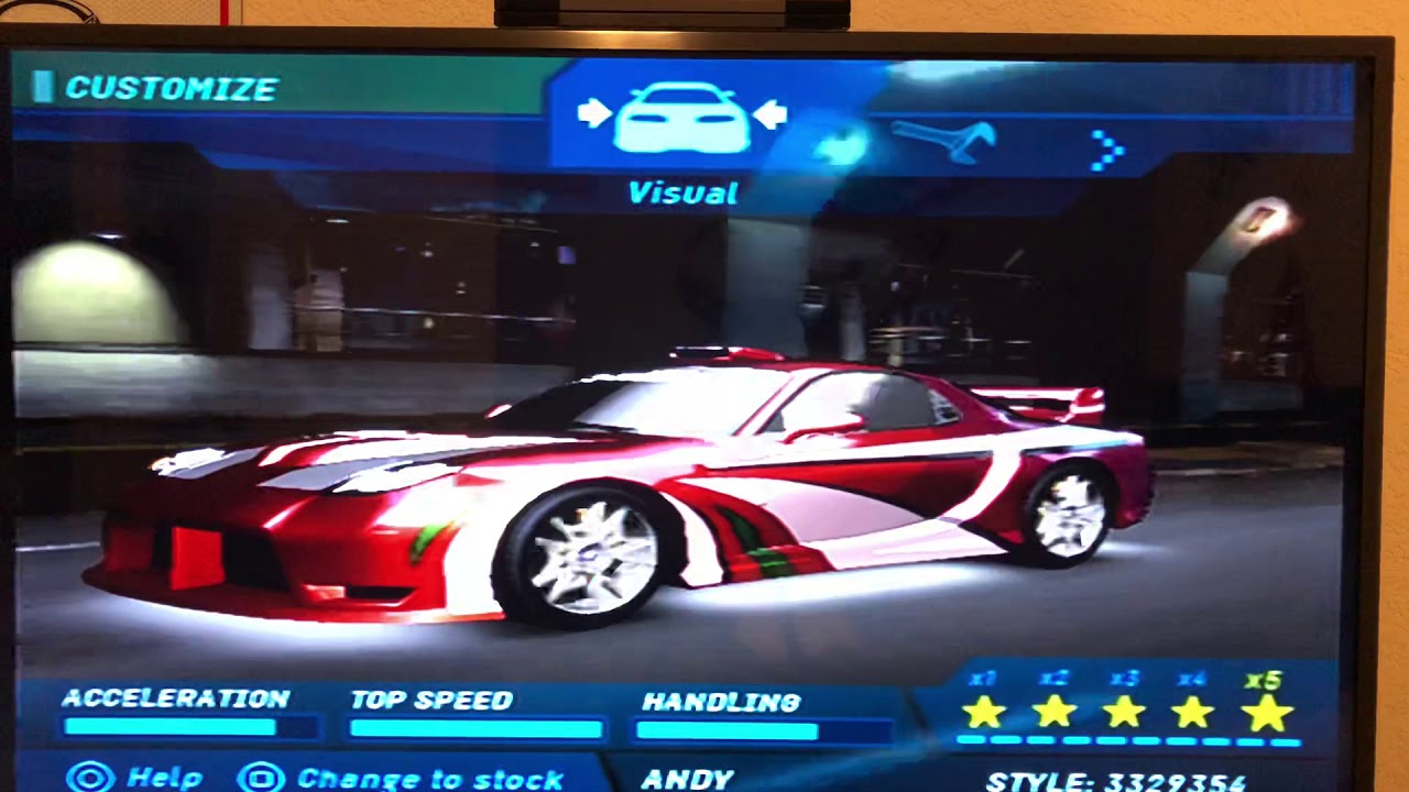 Need For Speed Underground - Mazda RX-7 (Custom) - YouTube