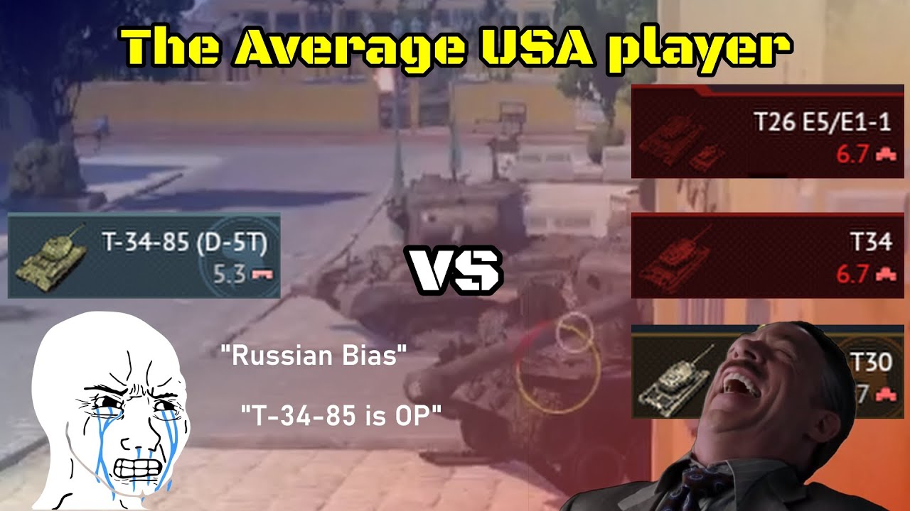 The Average War Thunder American Tank player - YouTube