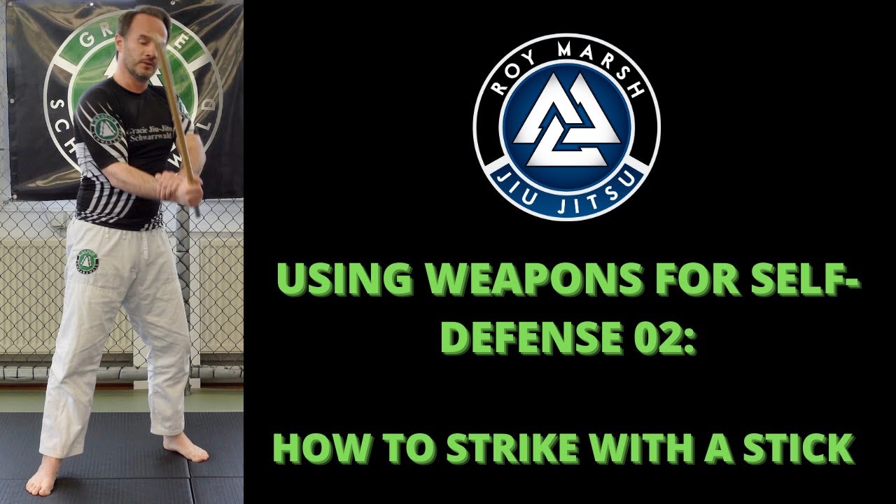 Using Weapons for Self Defense 2 | How to Strike with a Stick - YouTube