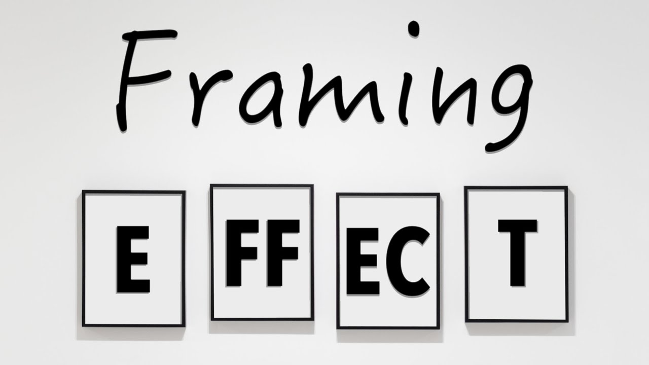 Come scegliere? 3 esempi di come sbagli: il Framing Effect | Bias ...