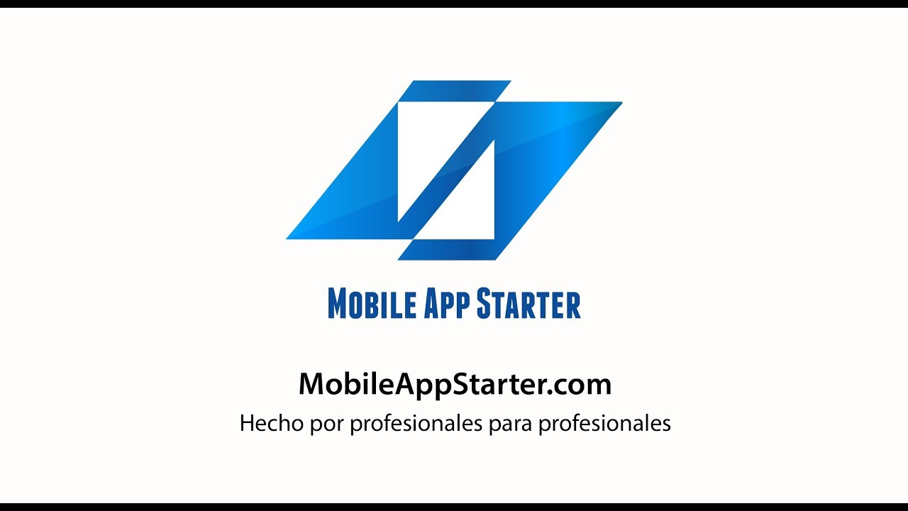 Mobile App Starter - Apps para tu negocio - YouTube