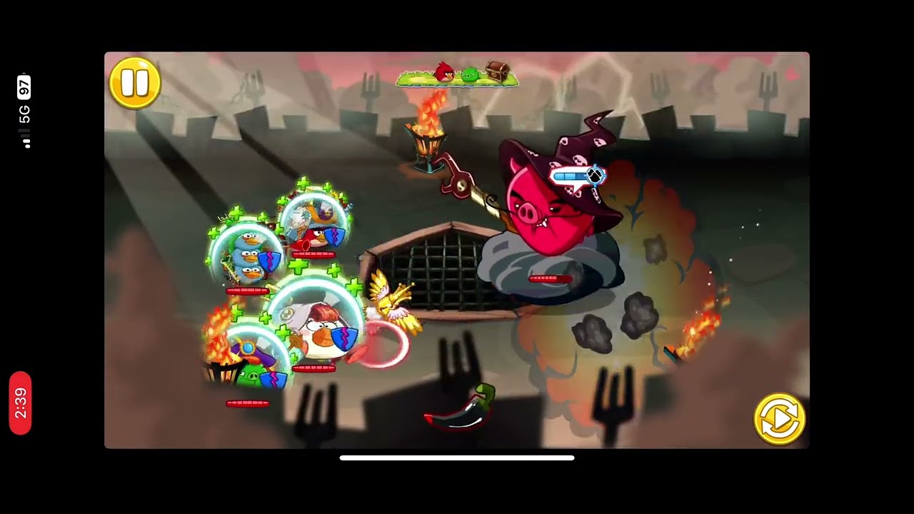 Angry birds epic part 12- Wiz been defeated - YouTube