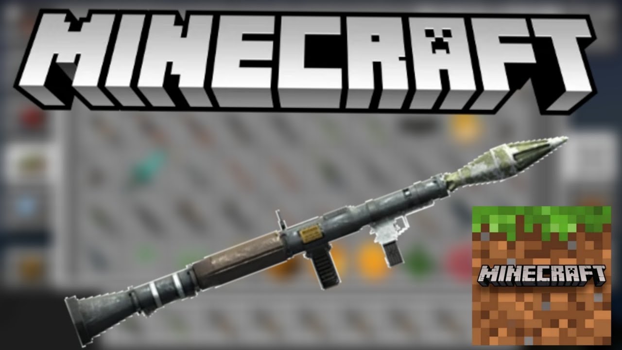 RPG ADDON IN MINECRAFT // GUNS MOD //#views #like #subscribe #viral ...