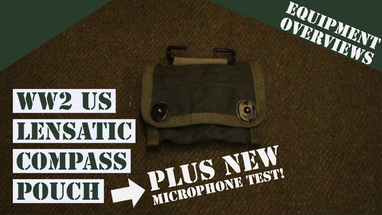 WW2 US Lensatic compass pouch - YouTube