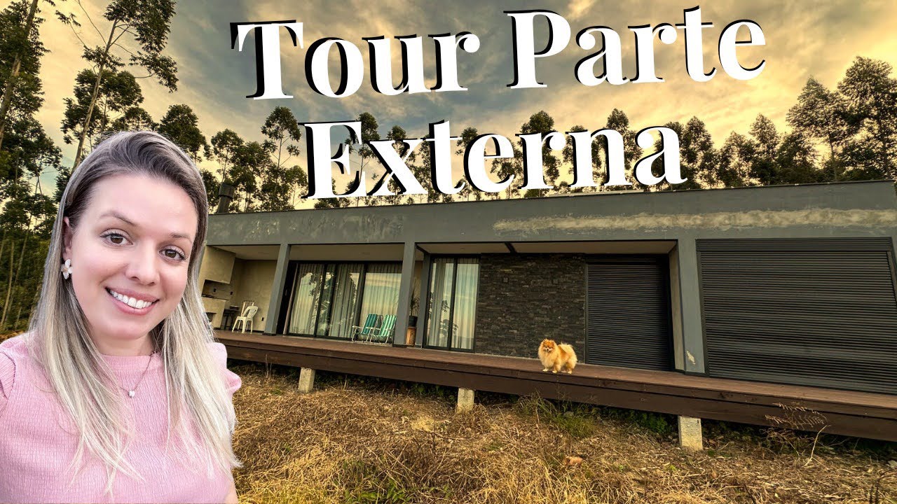 Tour pela parte externa da casa. - YouTube