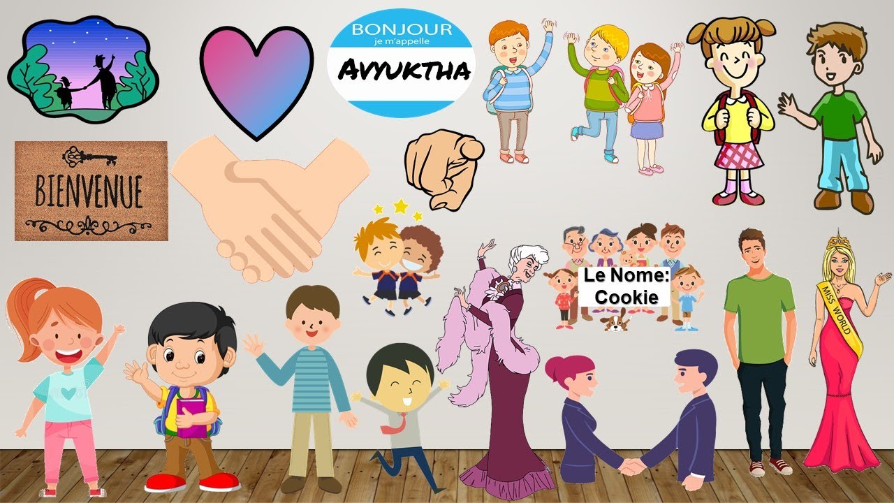 20 French Greetings for Children | Simple French for Beginners - YouTube