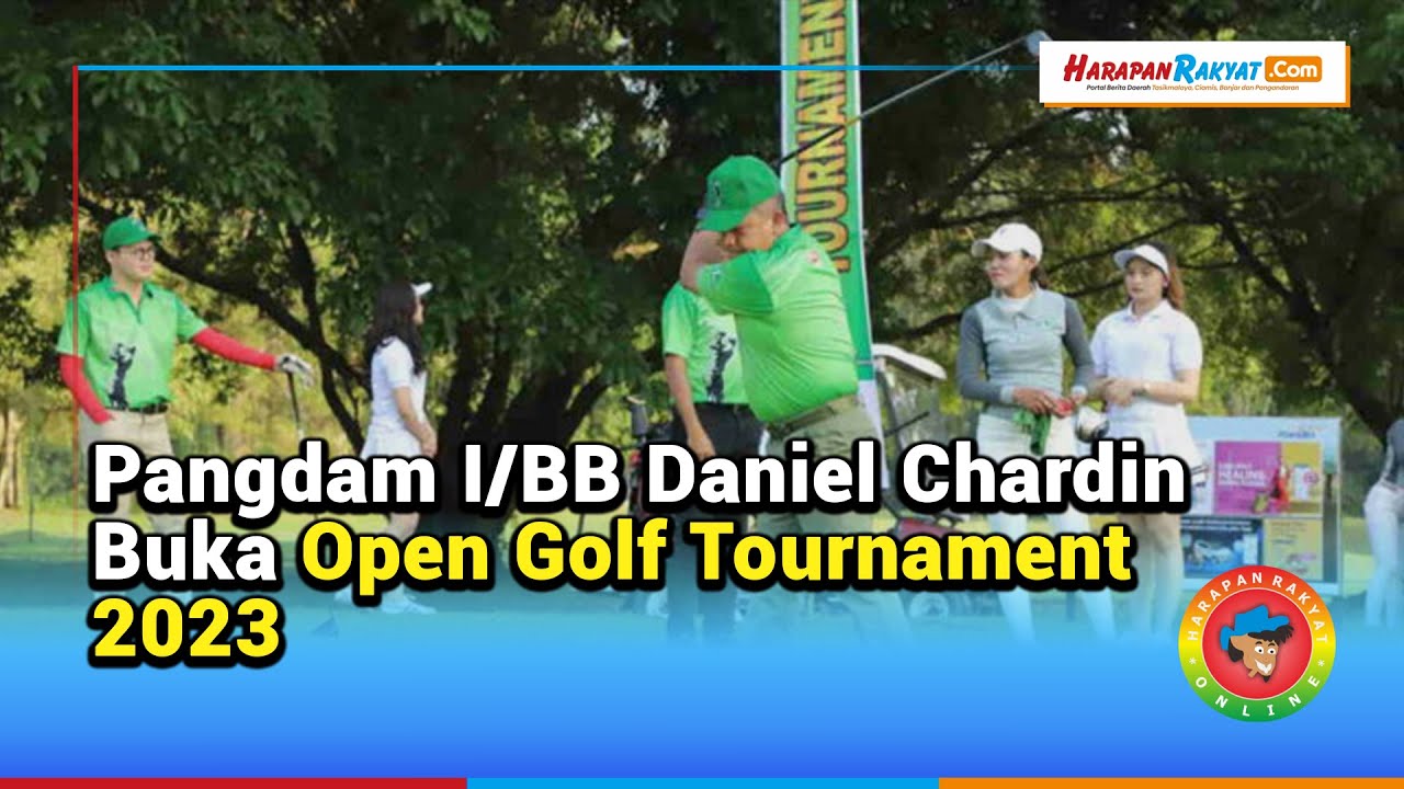 Siapkan Atlet PON XXI, Pangdam I/BB Daniel Chardin Buka Open Golf ...