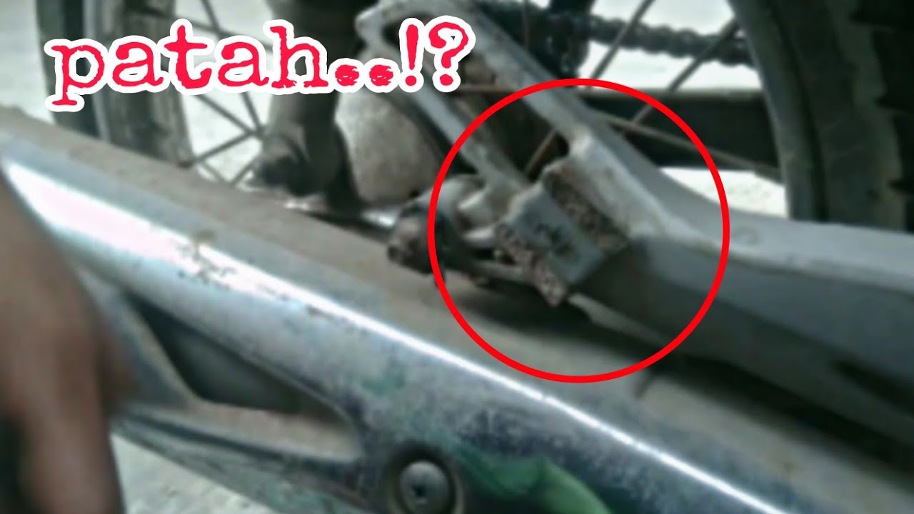 AKALI DUDUKAN STEP BELAKANG MOTOR PATAH - YouTube
