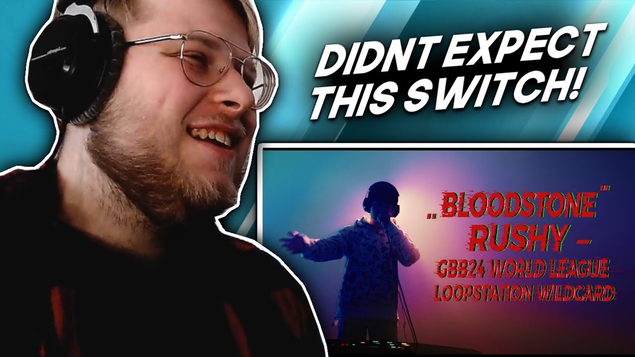 BEATBOXER REACTS TO RUSHY GBB24 LOOPSTATION WILDCARD! (BLOODSTONE ...