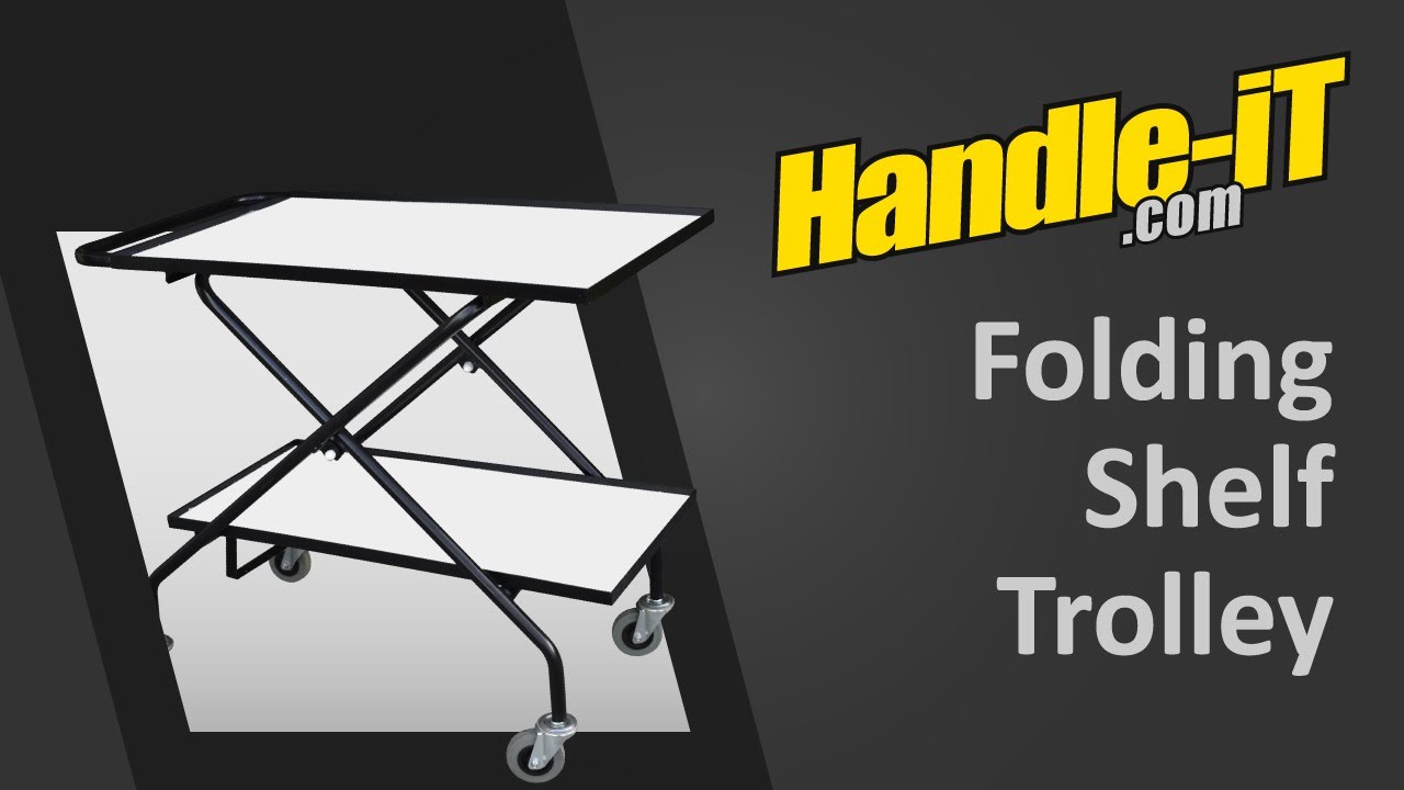 Folding Shelf Trolley - YouTube