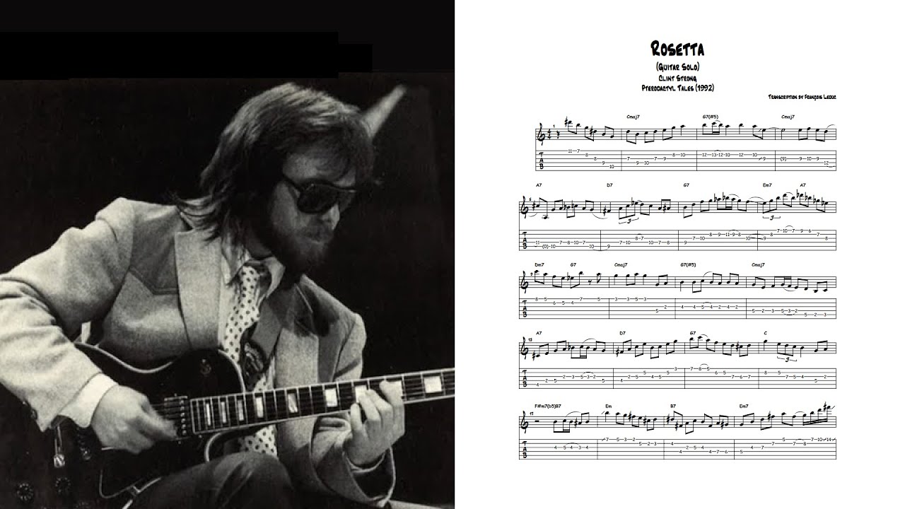 Rosetta - Clint Strong (Transcription) - YouTube