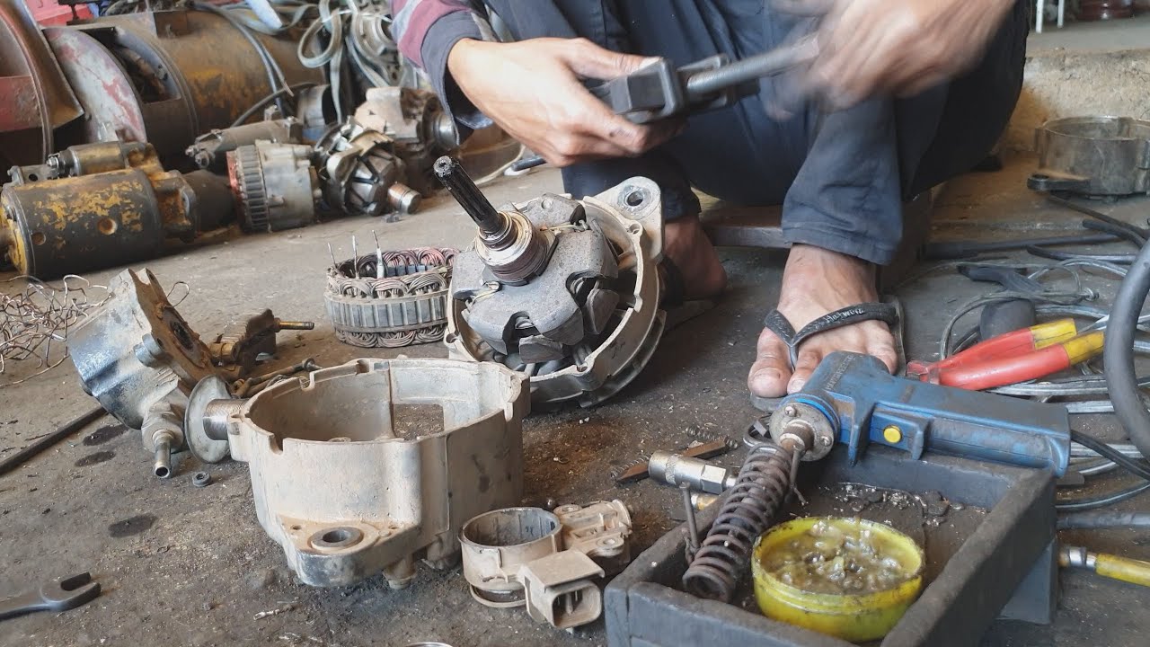 I Replaced The Old Broken Bearing With A New Dynamo Bearing For Better ...