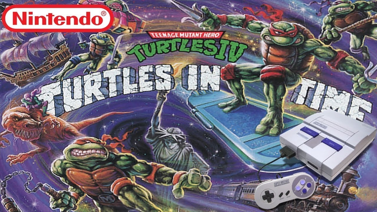 SUPER NINTENDO- TURTLES IV- TURTLES IN TIME 🎮 🕹 🐢 🐢 🐢 🐢💥 - YouTube