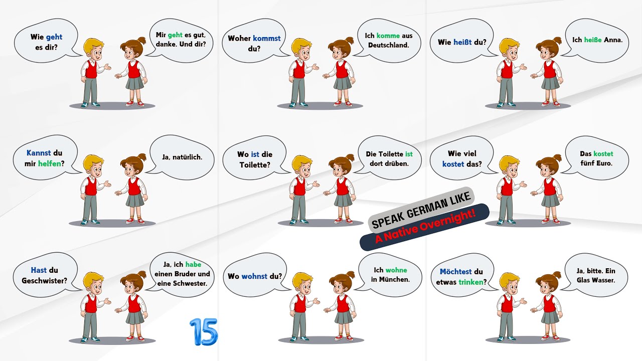 Speak German Like a Native: 100 Fun Questions to Transform Your Skills ...