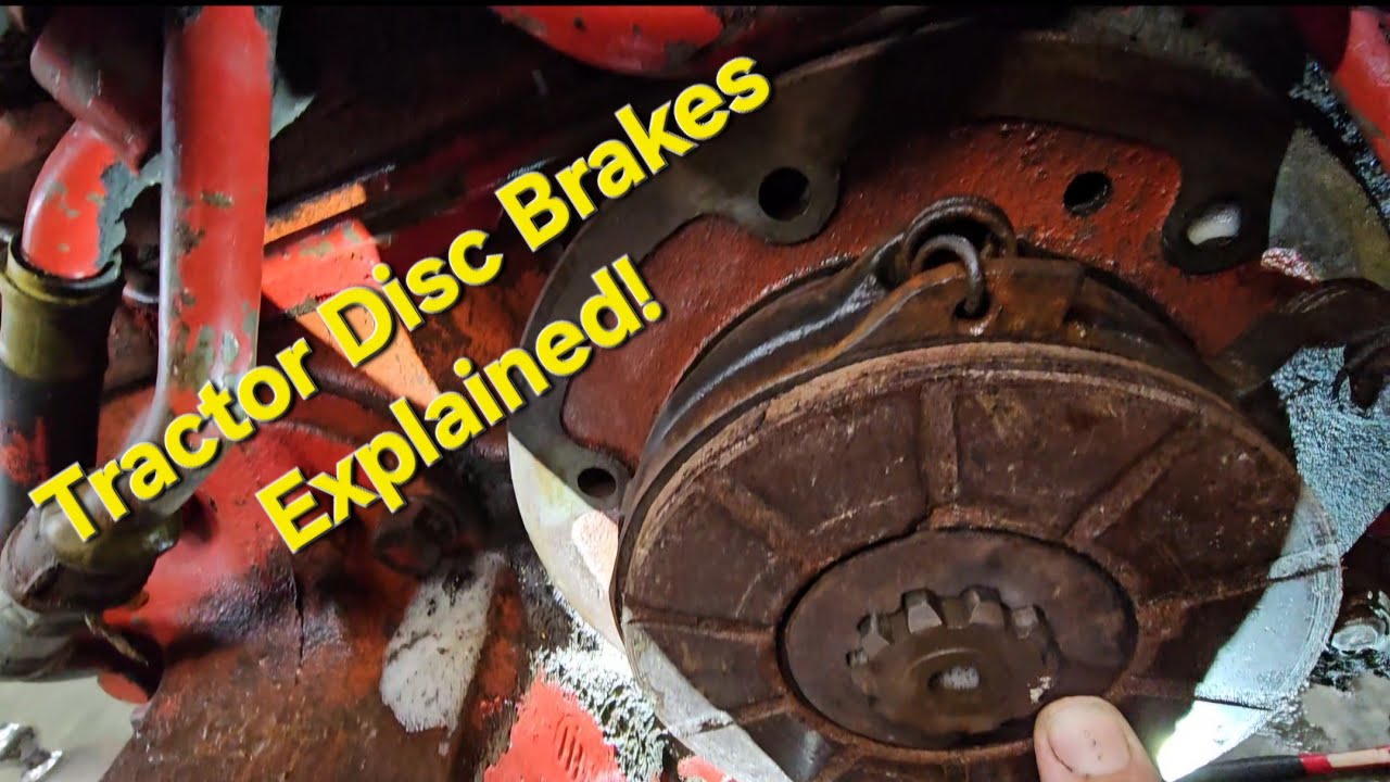 Tractor mechanical disc brakes explained! - YouTube