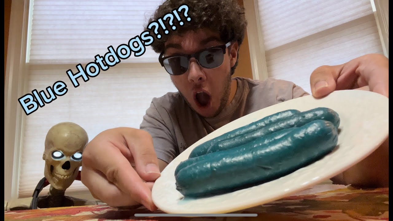 Making Blue Hotdogs?!?!?! - YouTube