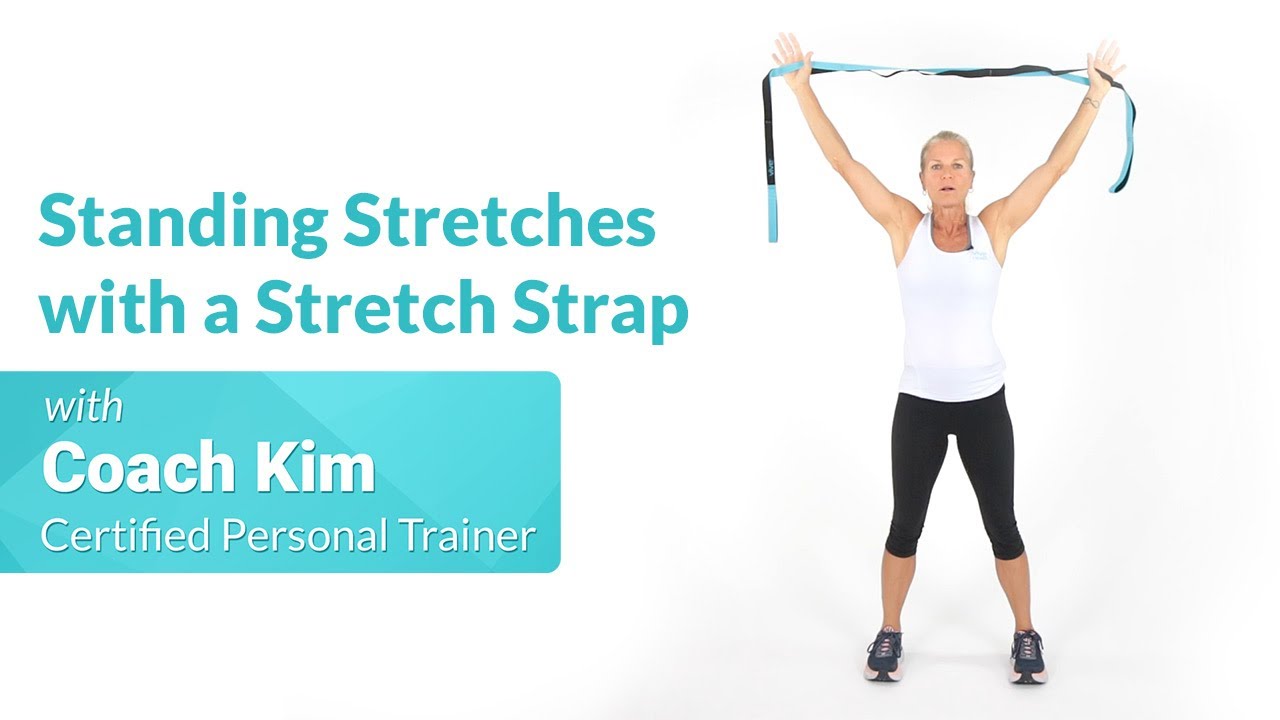 Standing Stretches Using a Stretch Strap - YouTube