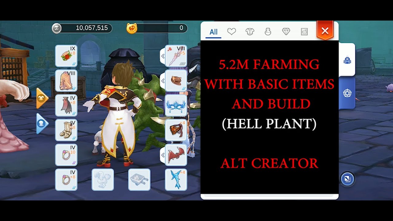 GH Culvert 1 Hit Hell Plant| Basic Items| Ragnarok M Eternal Love - YouTube