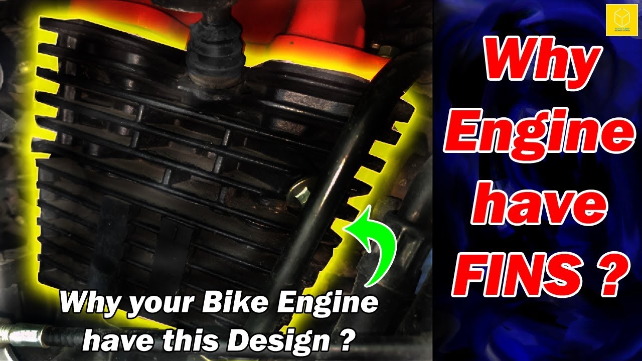 Why do Motorcycle Engines have Fins ? - YouTube