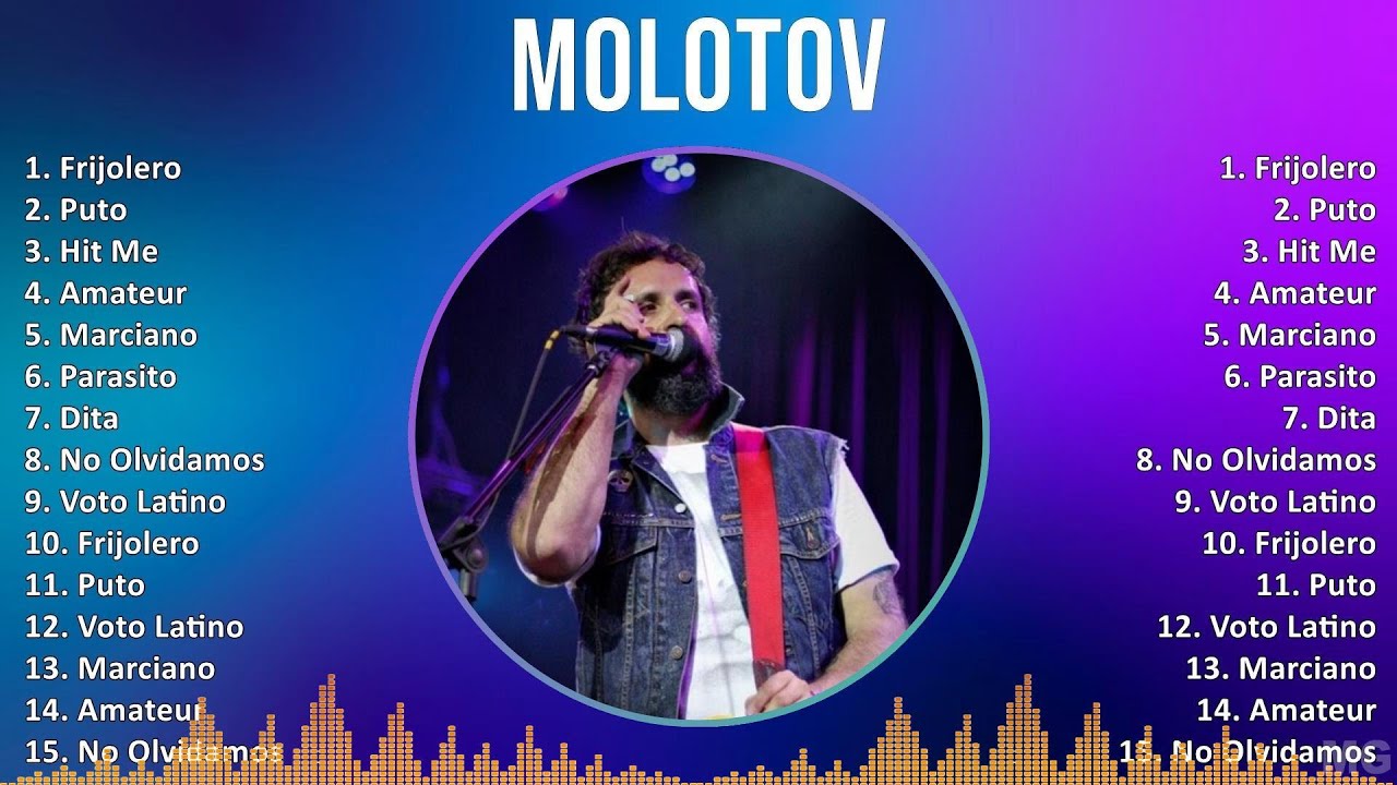 Molotov 2024 MIX Las Mejores Canciones - Frijolero, Puto, Hit Me ...