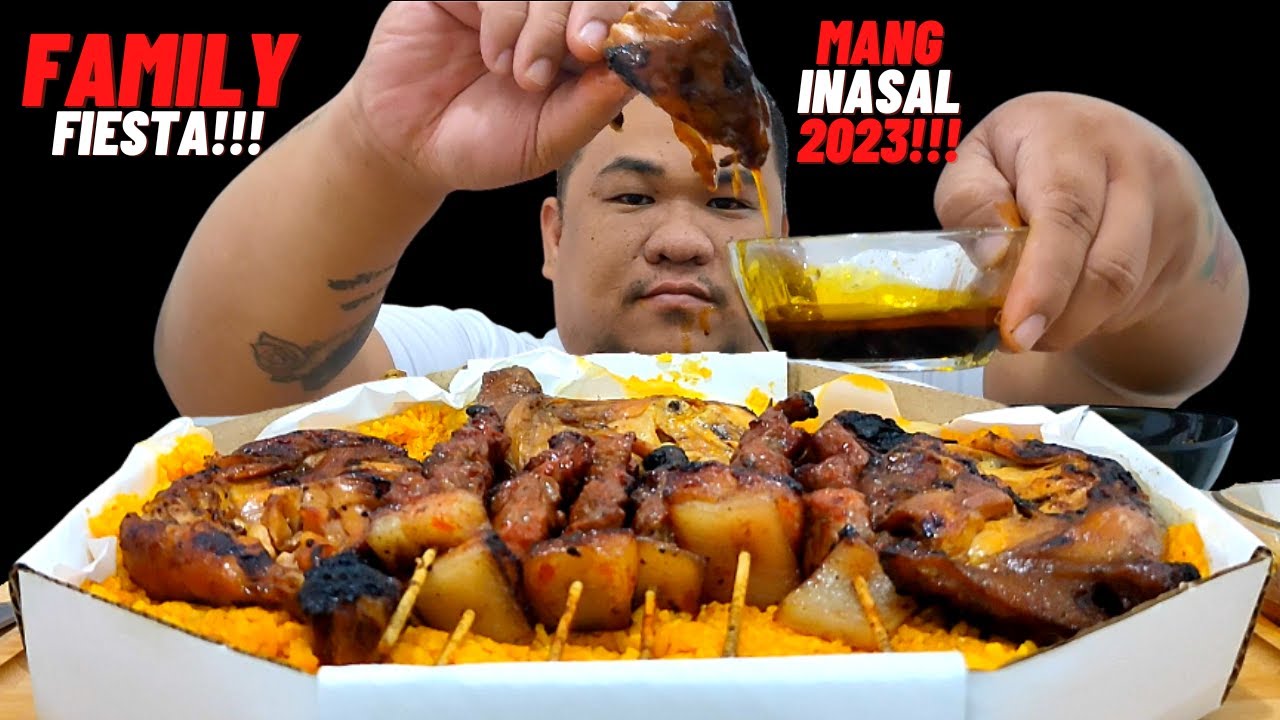 MANG INASAL MUKBANG ASMR | FAMILY FIESTA | MUKBANG PHILIPPINES - YouTube