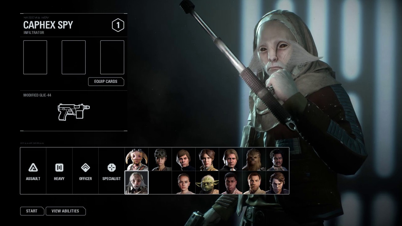 STAR WARS Battlefront II Caphex Spy - YouTube