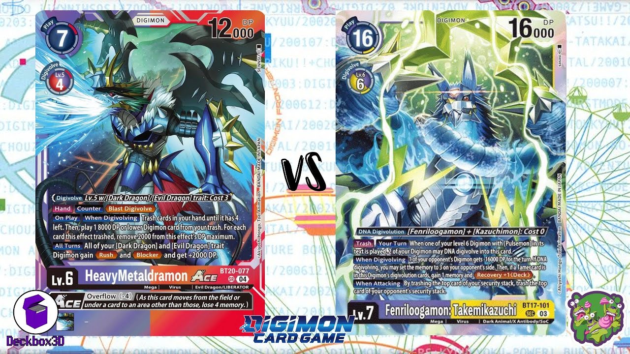 DIGIMON TCG: Local match HeavyMetaldramon (Purple) vs Takemikazuchi ...