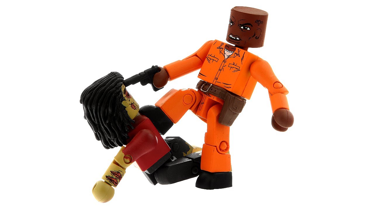The Walking Dead Minimates Series 3 - Dexter and Dreadlock Zombie ...