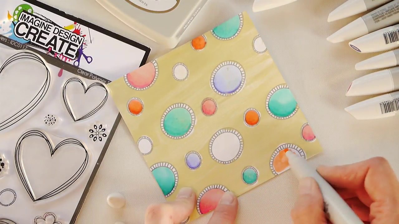 Stamping Techniques with Masking Fluid, feat. Imagine Design Create ...