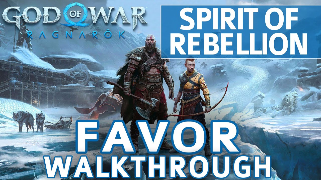 God of War Ragnarok - Spirit of Rebellion Favor Walkthrough (Rebel ...