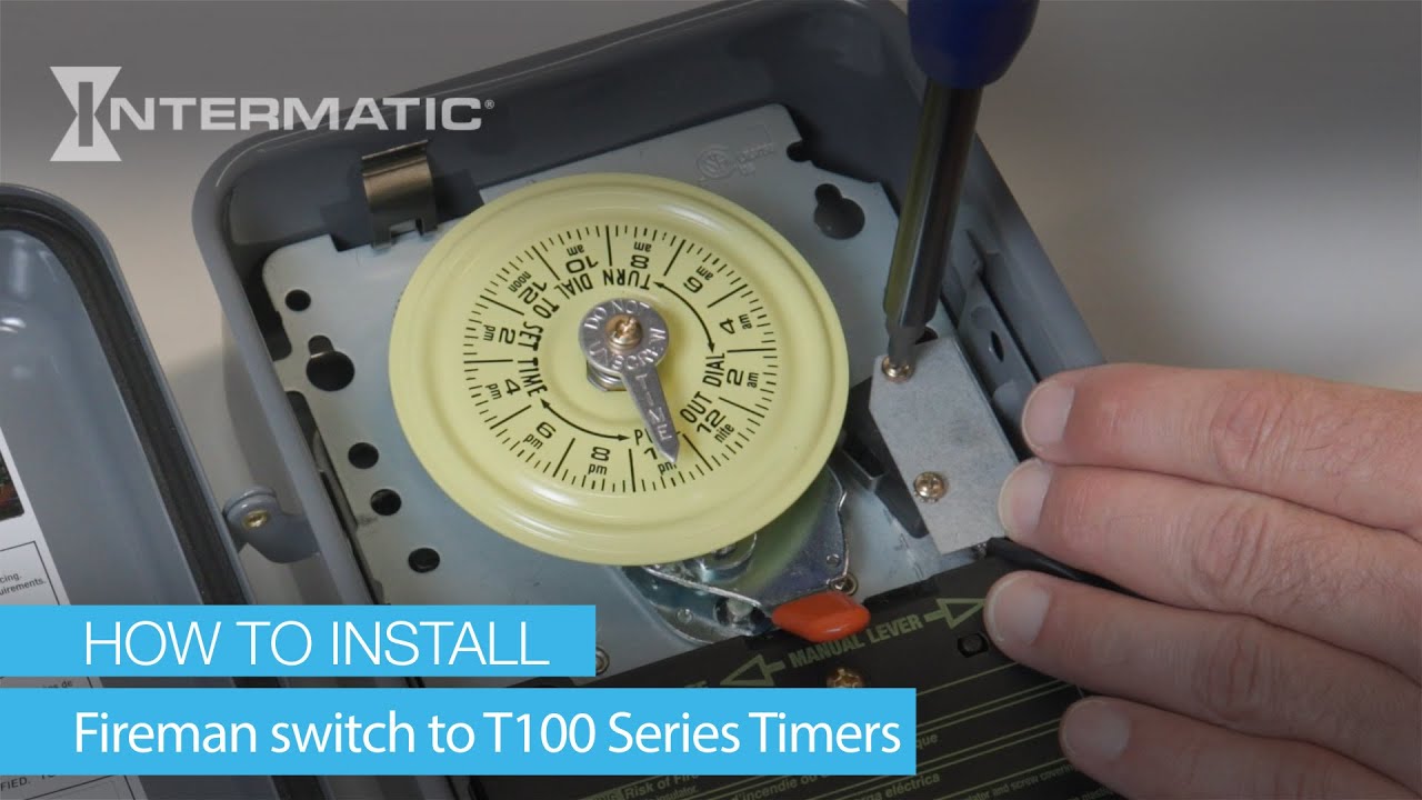 How to Install an Intermatic T100 Series Fireman Switch (T1564042A ...