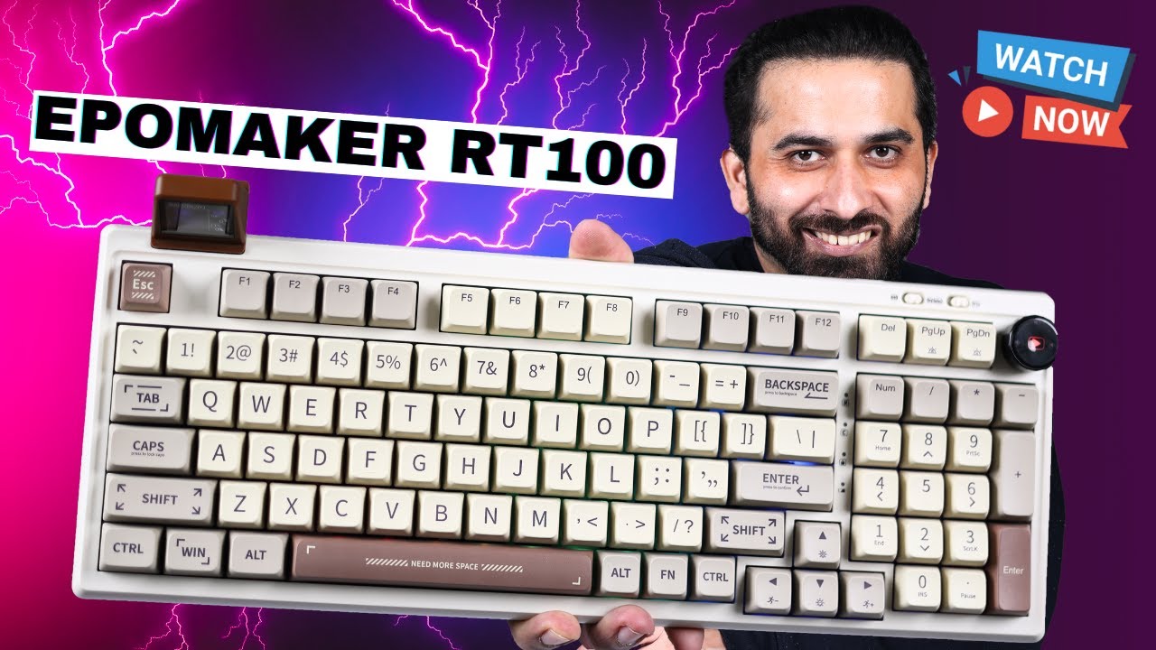 epomaker RT100 mechanical keyboard first look | Born Creator Clips ...