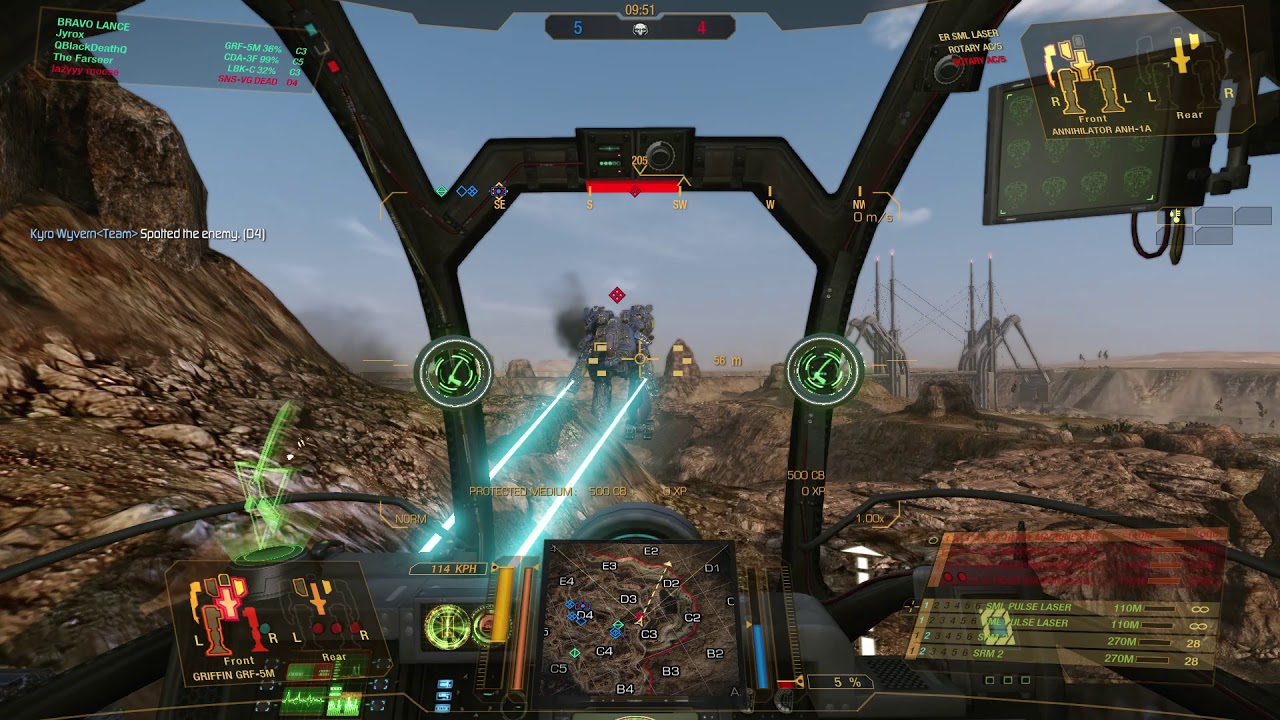 11% Mech with XL engine - YouTube