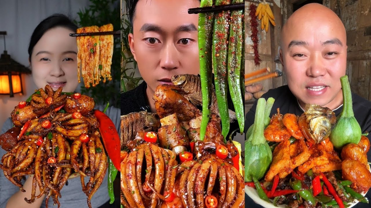 Mukbang ASMR Get Ready for a Fiery Food Adventure! | 먹방 eating sounds ...