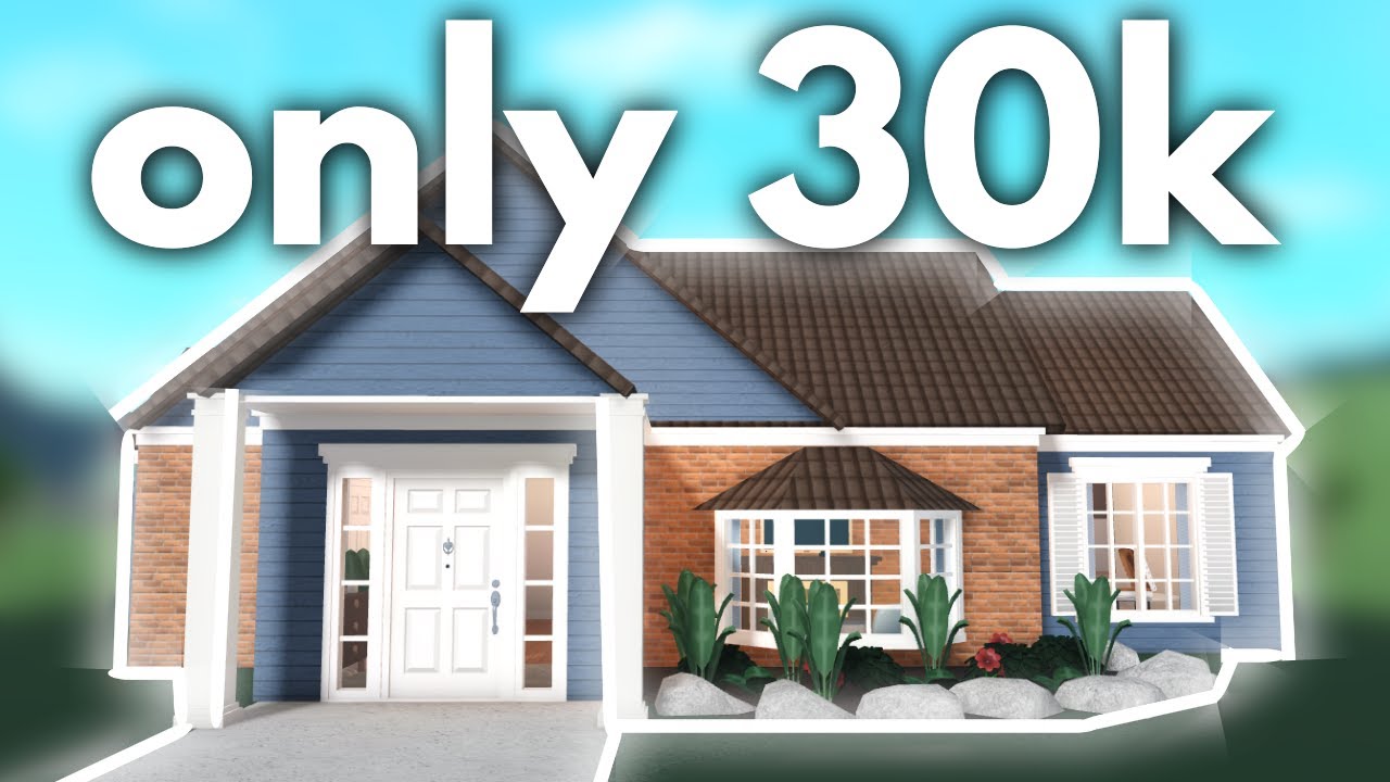 Building a Bloxburg House Using ONLY 30K! - YouTube